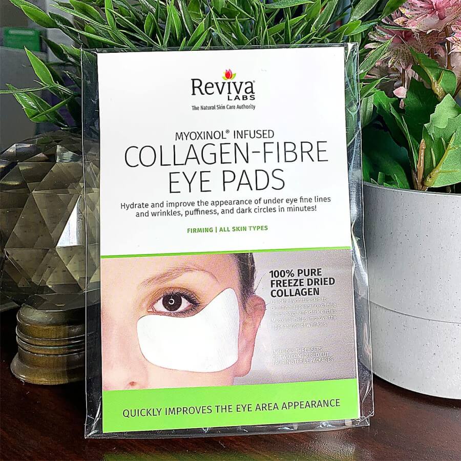 Collagen Fibre Eye Pads with Myoxinol - Reviva Labs