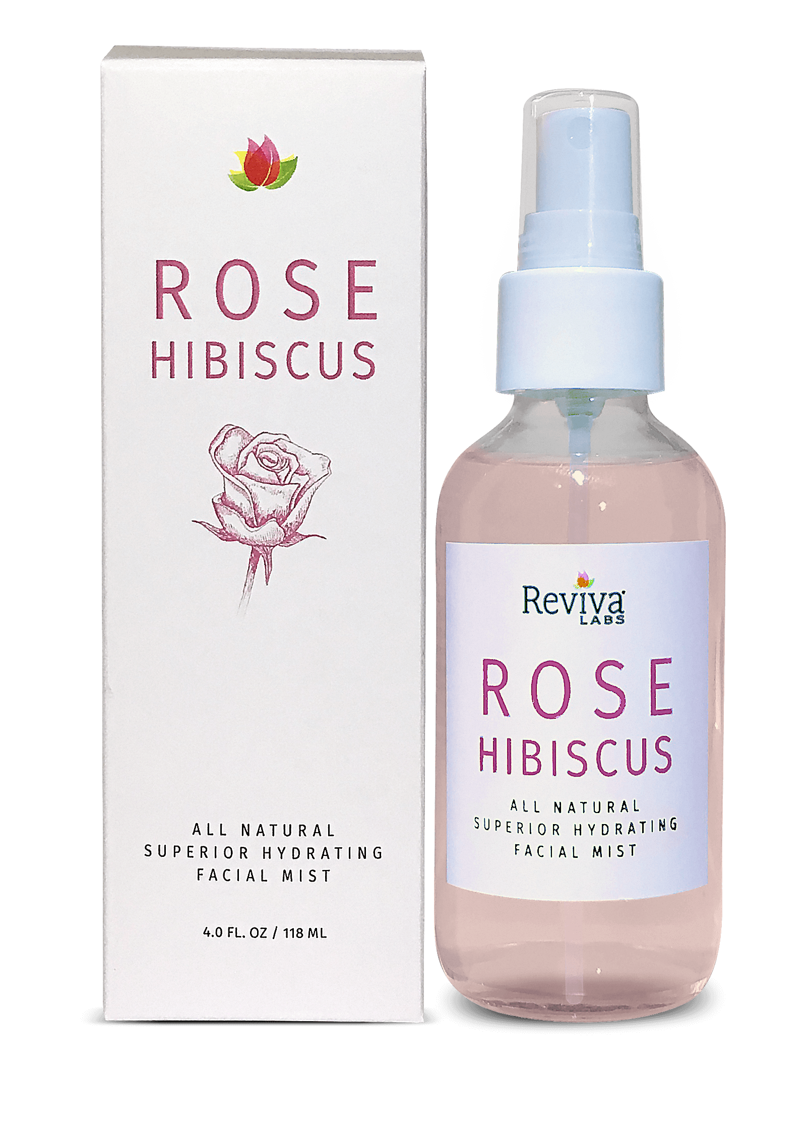 Rose Hibiscus Hydrating Facial Mist | Reviva Labs