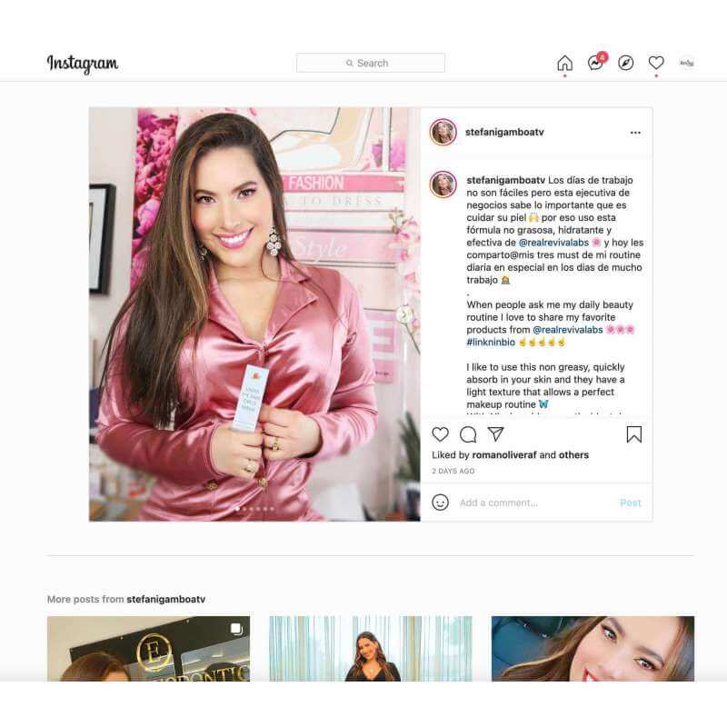 Stefani Gamboa declares our niacinamide featuring products her three ...