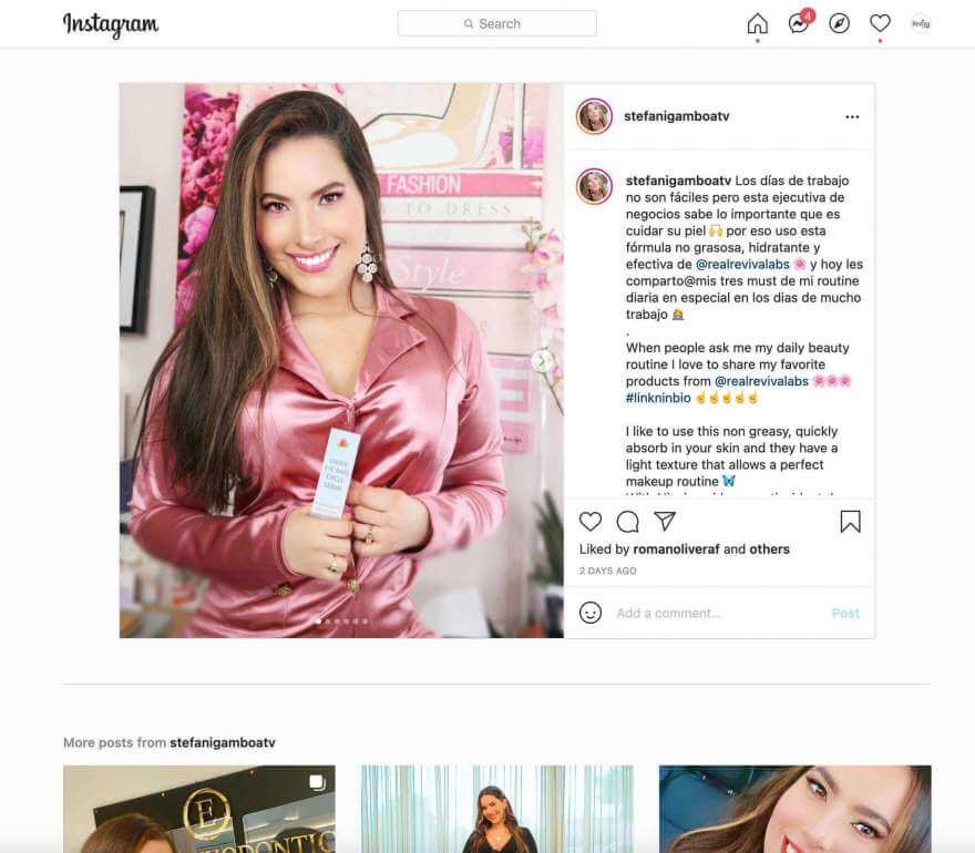 Stefani Gamboa declares our niacinamide featuring products her three ...