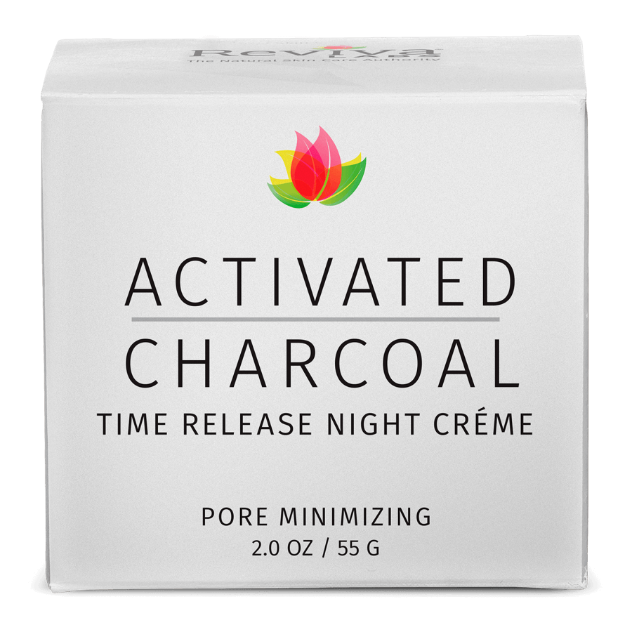 Activated Charcoal Time Release Night Crème - Reviva Labs