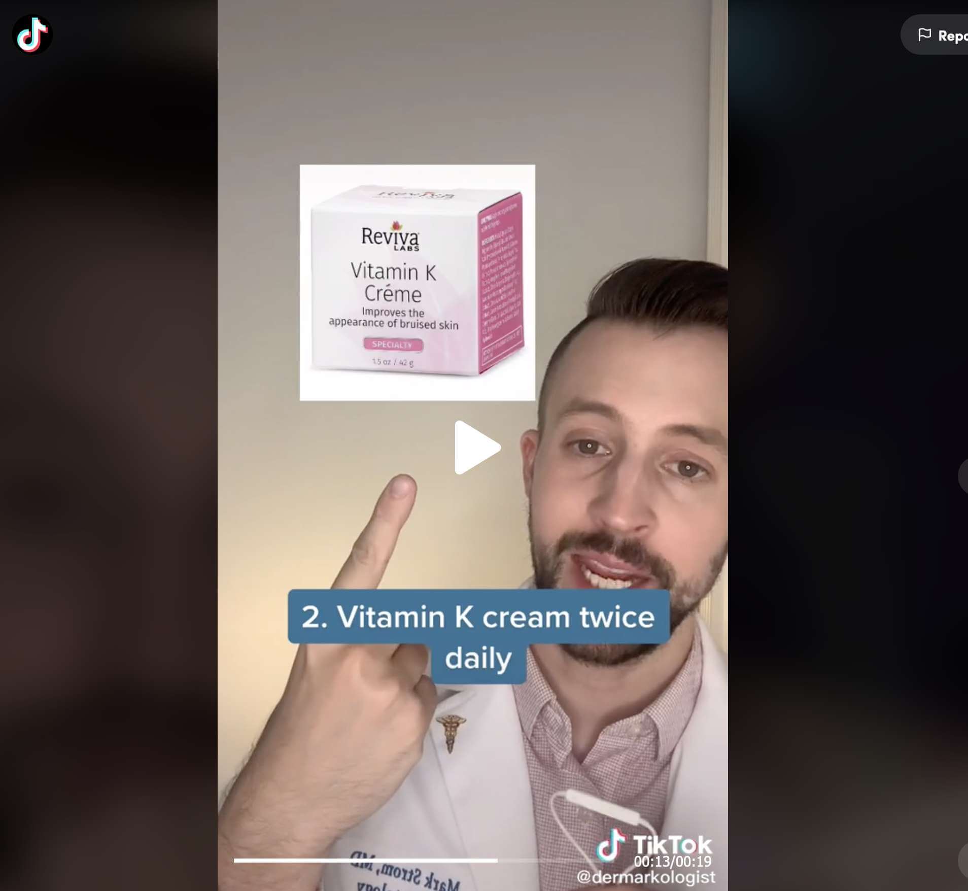 How to make a hickey heal faster by Dr. Mark Strom - Reviva Labs