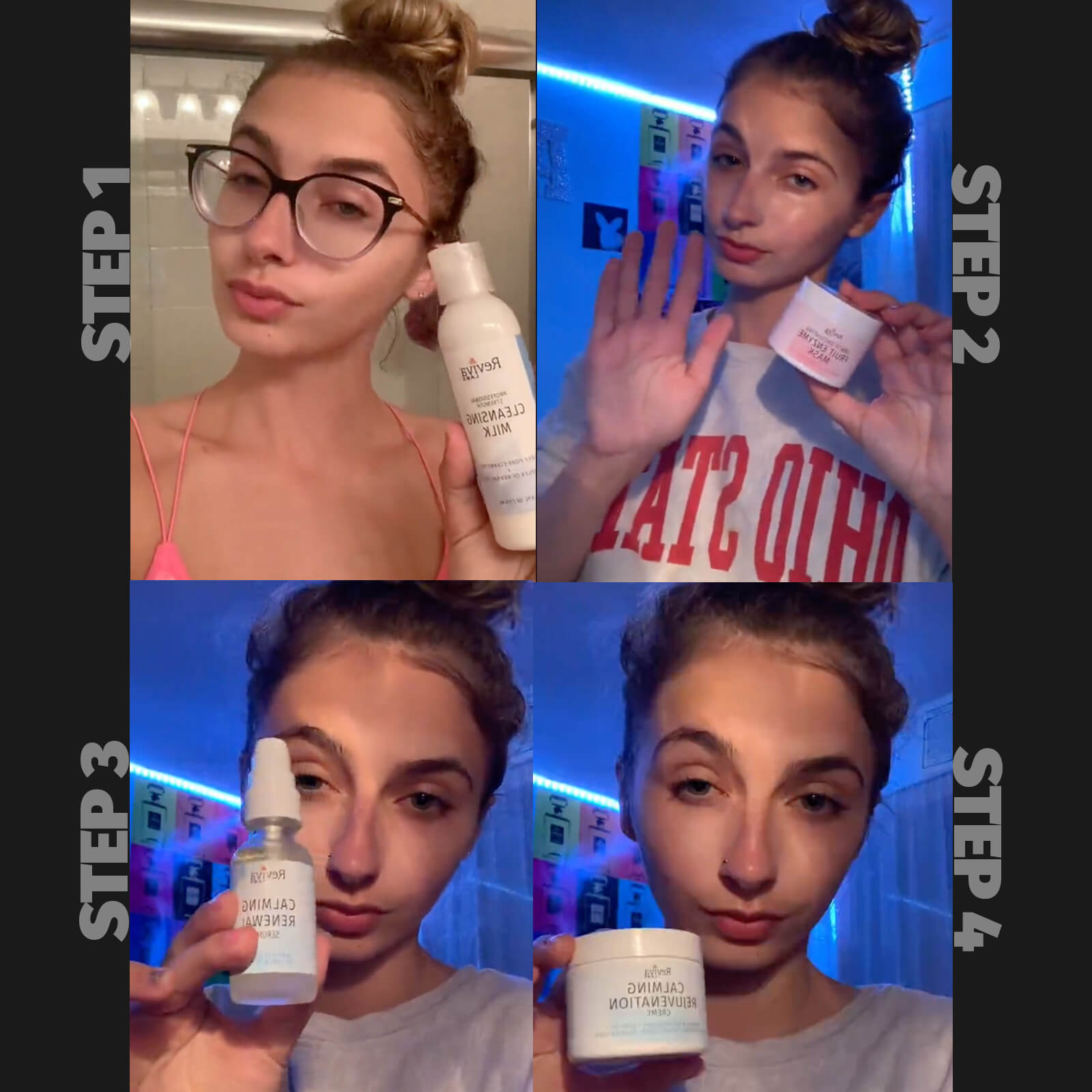 Do Amanda's Nightly Skincare Routine with Reviva's Products! - Reviva Labs